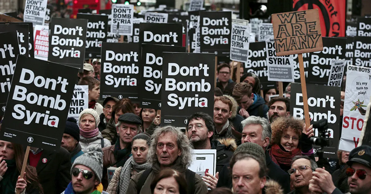 Don't Bomb Syria | War on Want